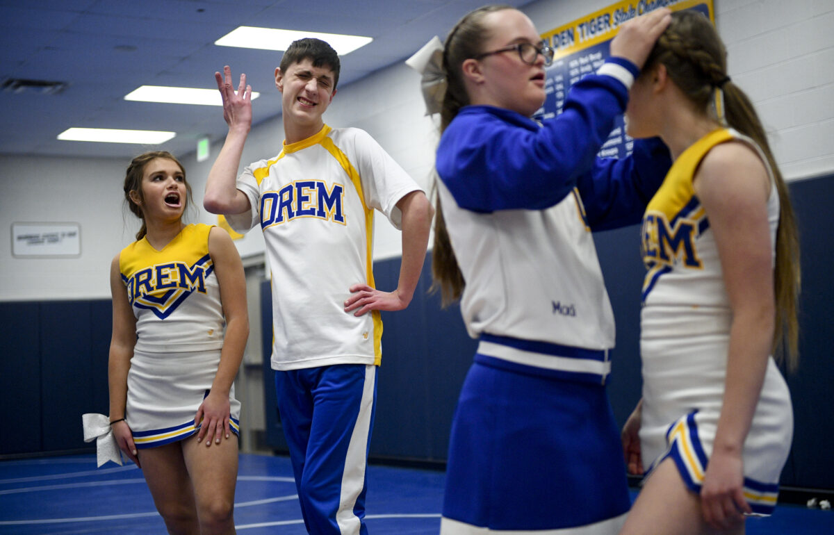 Brightside Brighton: Orem male cheerleader helps keep spirits high ...
